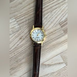 Milan | Accessories | Milan Ladies Watch Vintage Gold Tone Case Wdate ...